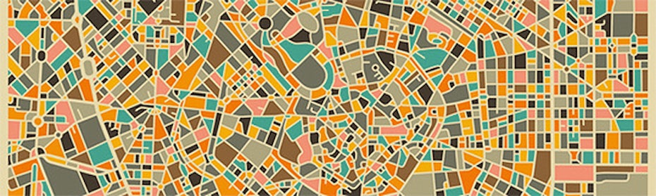 Beautiful, mind-bending digital map designs - Designer Blog