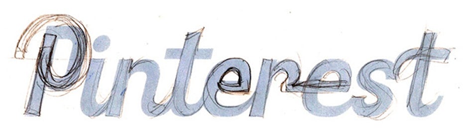 Process sketches of 11 famous logos - 99designs