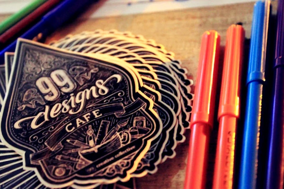 A snapshot from October and November's 99designs Cafe - 99designs