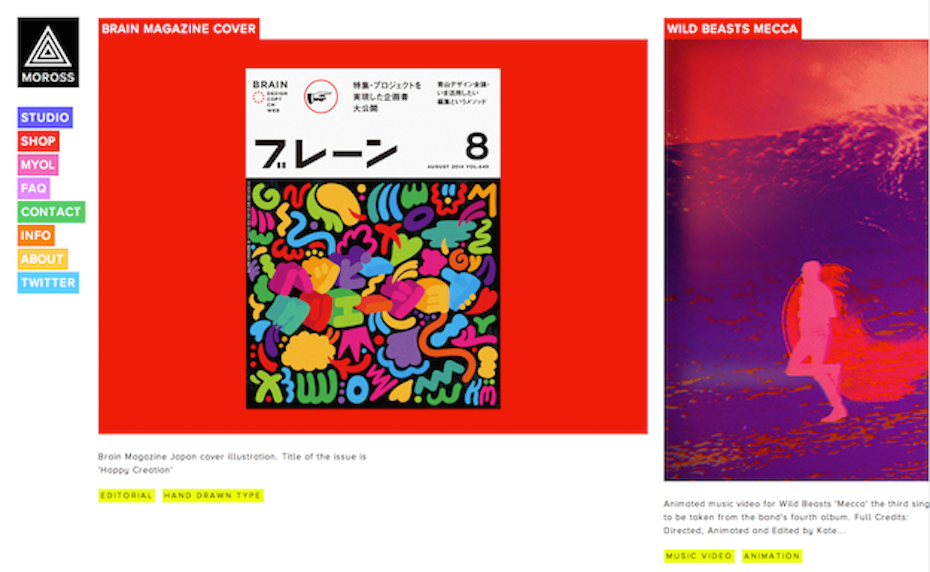 14 inspirierende Webdesign Portfolios