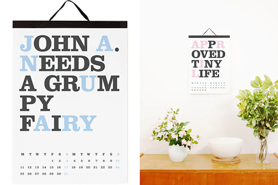 Creative calendars to inspire you for 2016 - 99designs