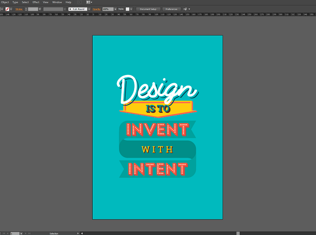 Create a typographic poster in Adobe Illustrator - The Creative Edge