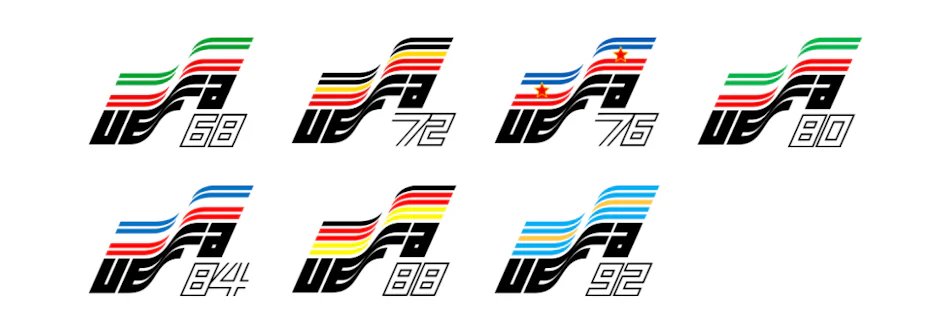 The evolution of the UEFA Euro Cup logos - 99designs