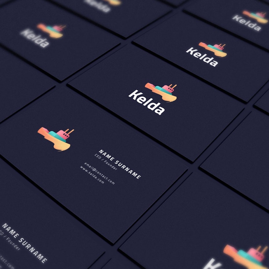 38 einzigartige Visitenkarten Designs, die dich herausstechen lassen ...