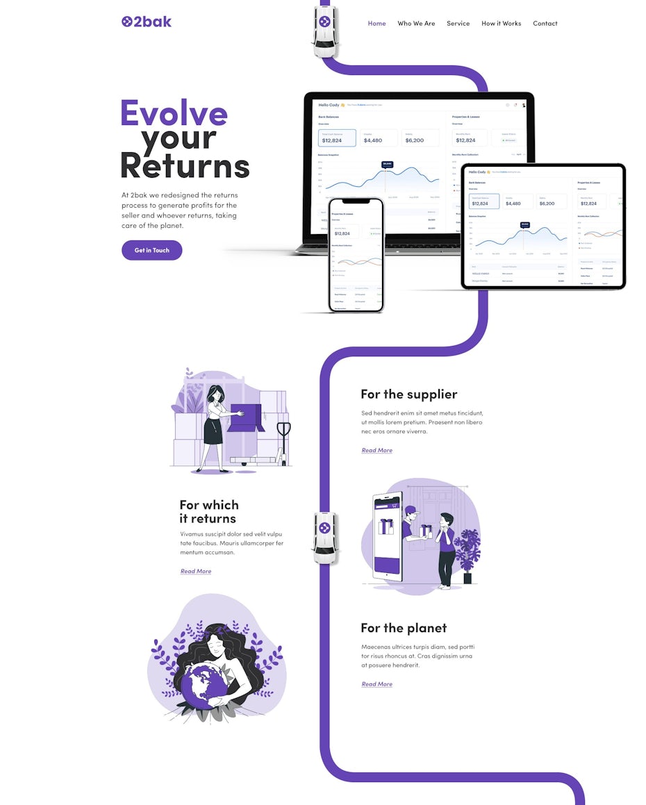 Die 5 besten Website-Layouts: Beispiele und Guidelines - 99designs
