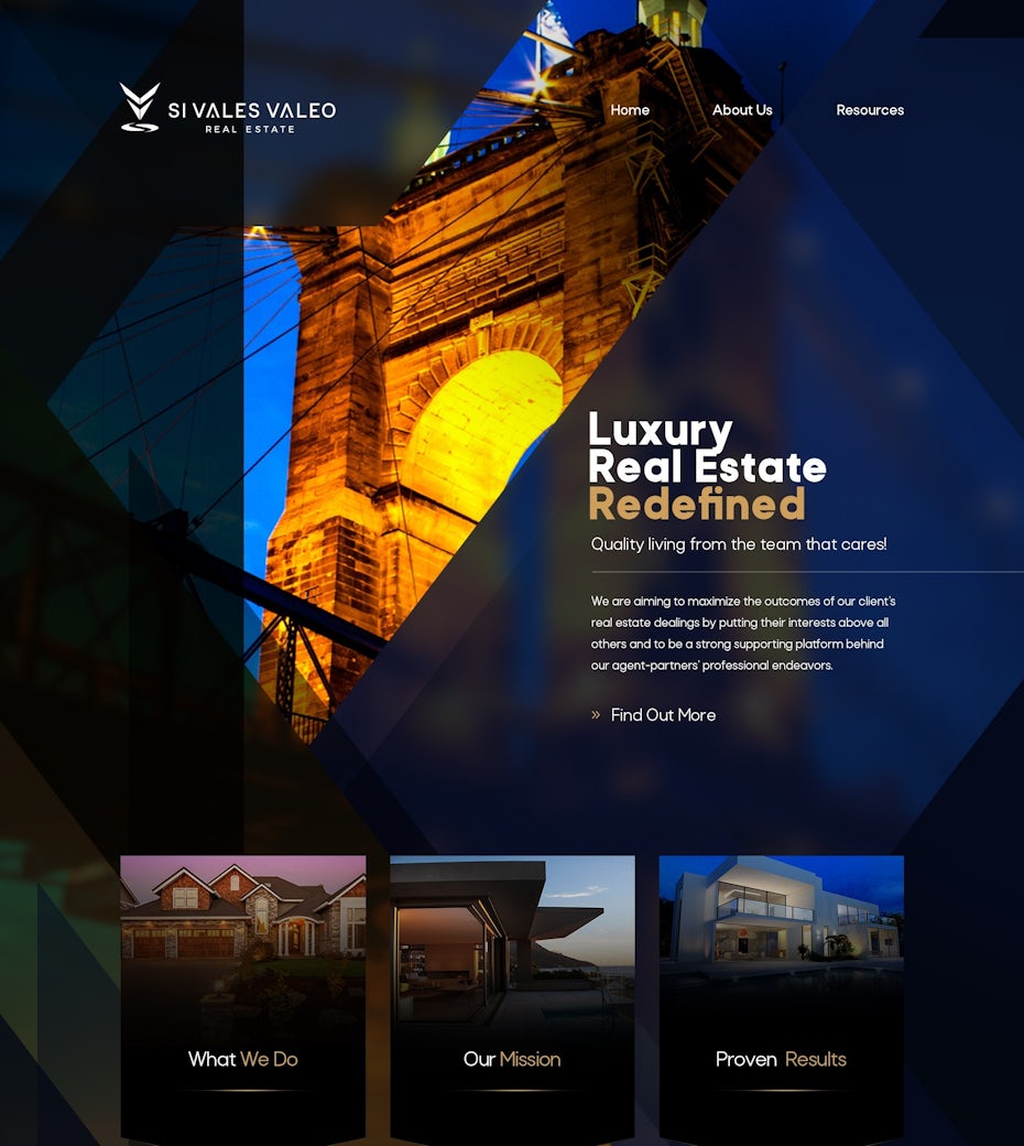 Die 5 besten Website-Layouts: Beispiele und Guidelines - 99designs